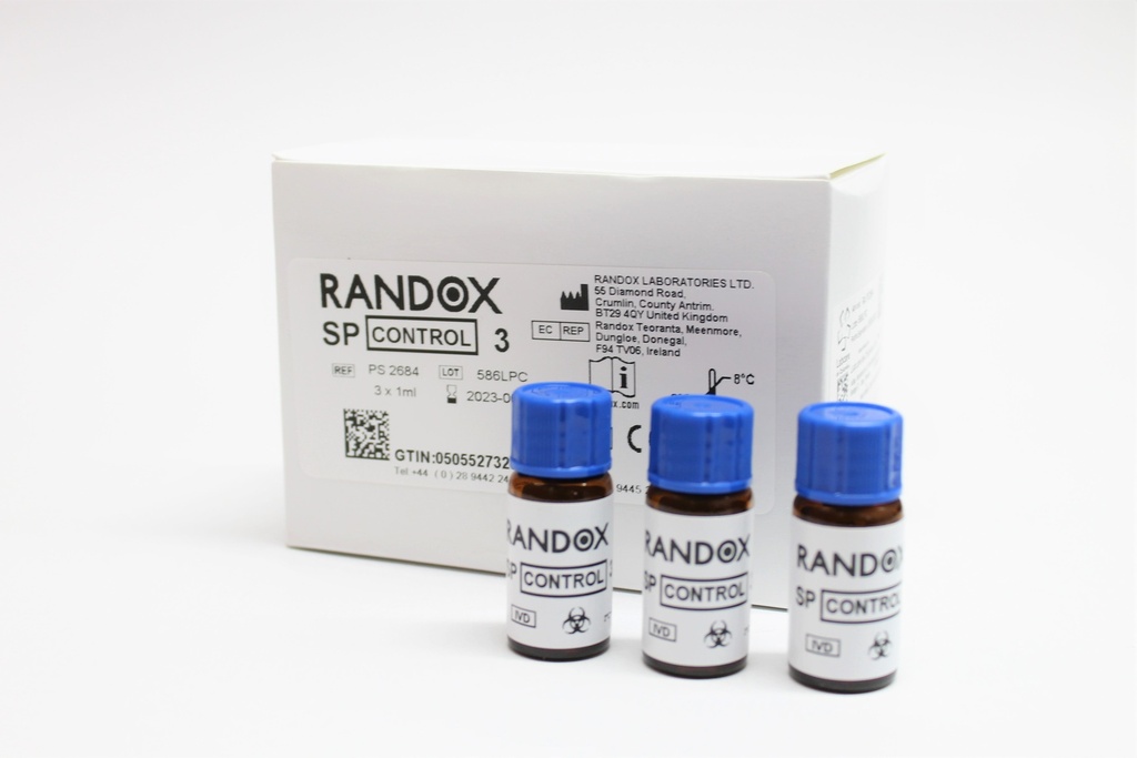 Control Proteínas Específicas Nivel 3 (Líquido) Randox (UK). | Labcare de Colombia S.A.S